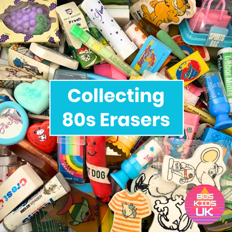 Collecting 1980s Erasers